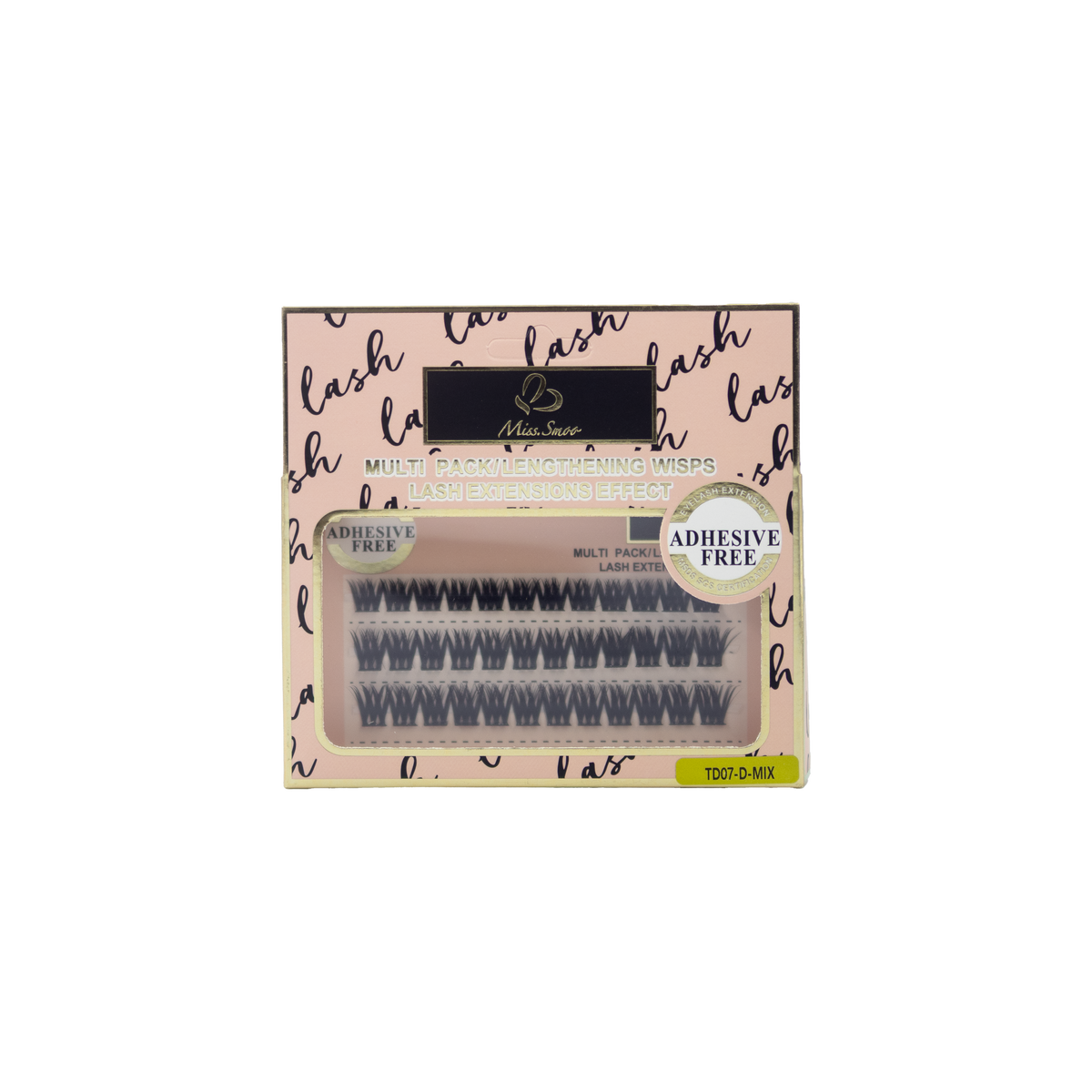 Miss Smoo multi pack/ lengthening wisps lash extensions effects